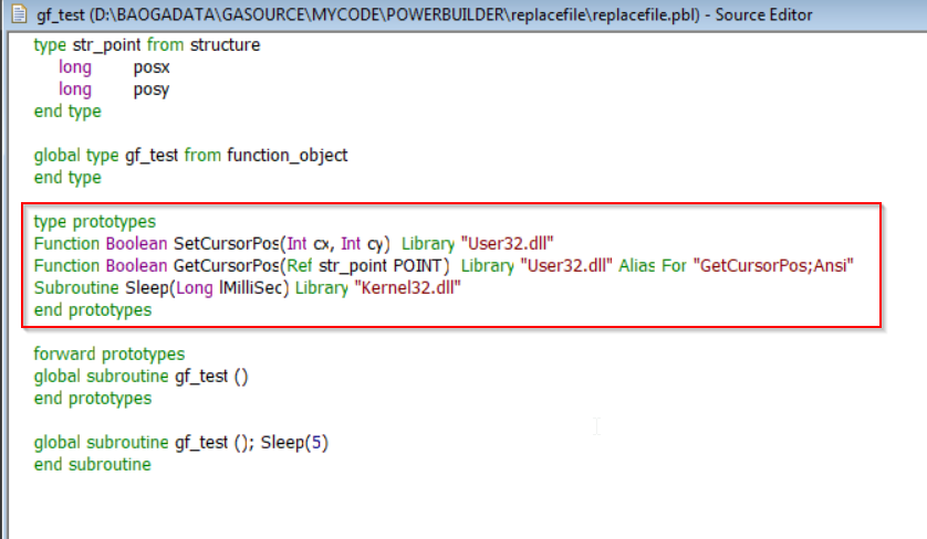 Powerbuilder Declare Local External Functions With Global Function Object Powerbuilder Library